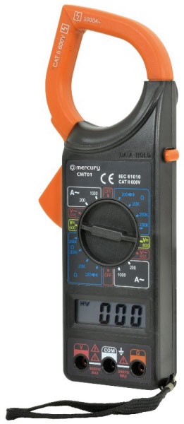 Digital Clamp Meter with lead set & Case | 123-110